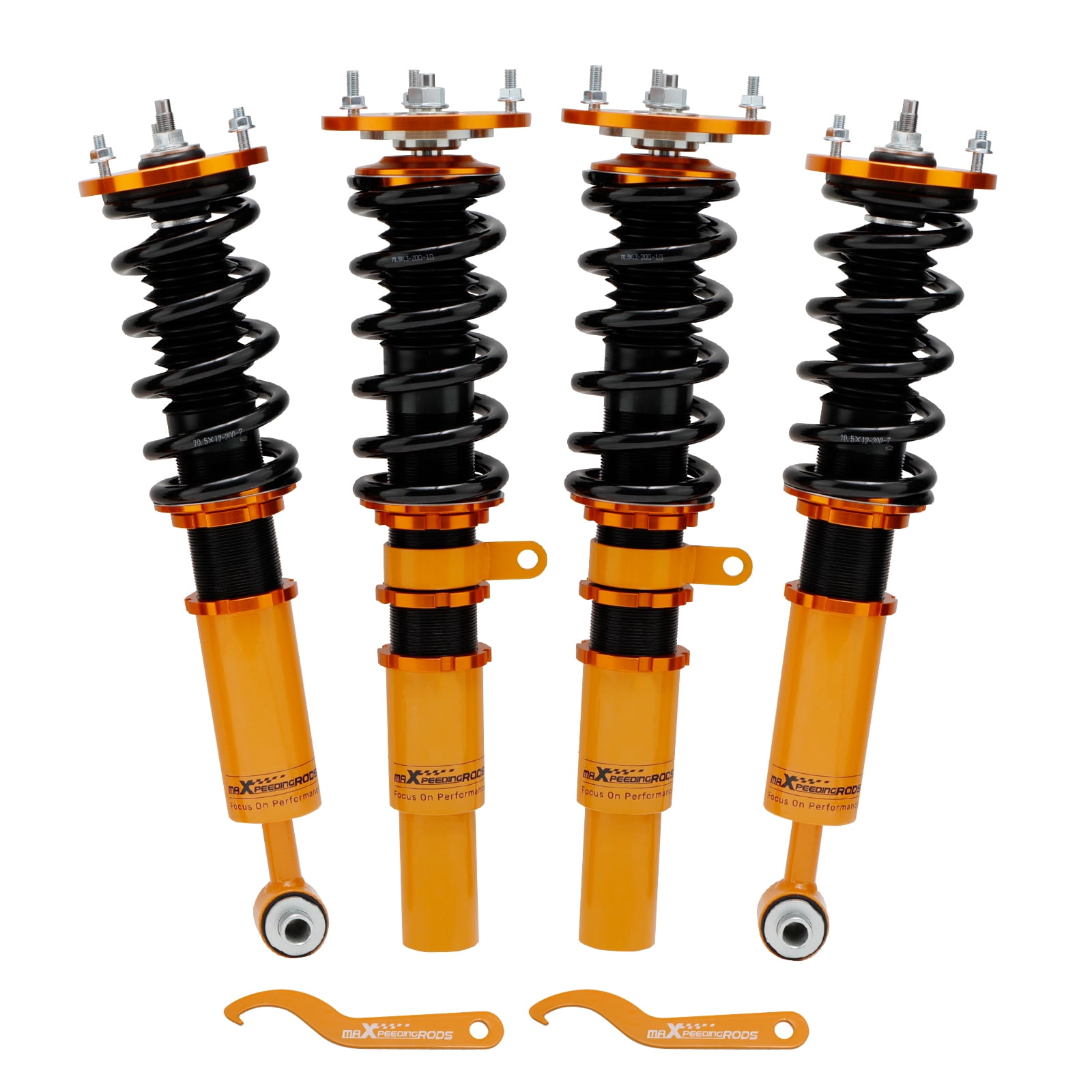 Maxpeedingrods 4pcs Coilover Kits for BMW 5 Series AWD XI E60 03-10 Adj ...