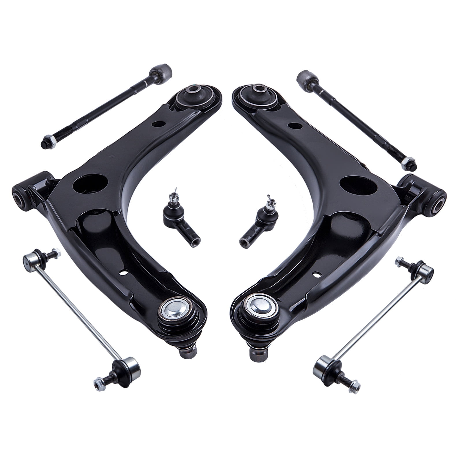 Maxpeedingrods 8 Pcs Suspension Kit Front Control Arm Ball Joint Tie ...
