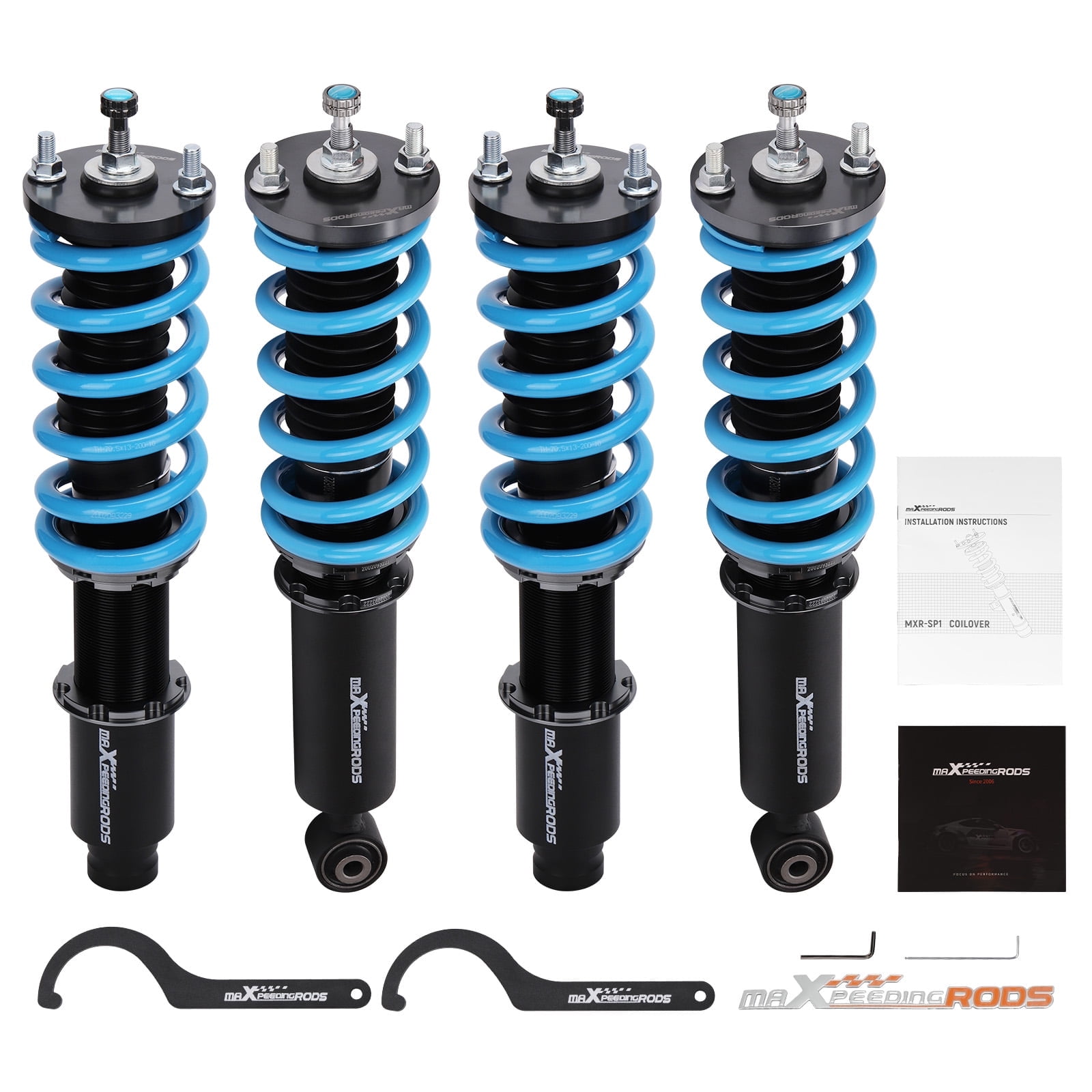 Maxpeedingrods 24 Way Full Adjustable Damper Coilovers Suspension For ...