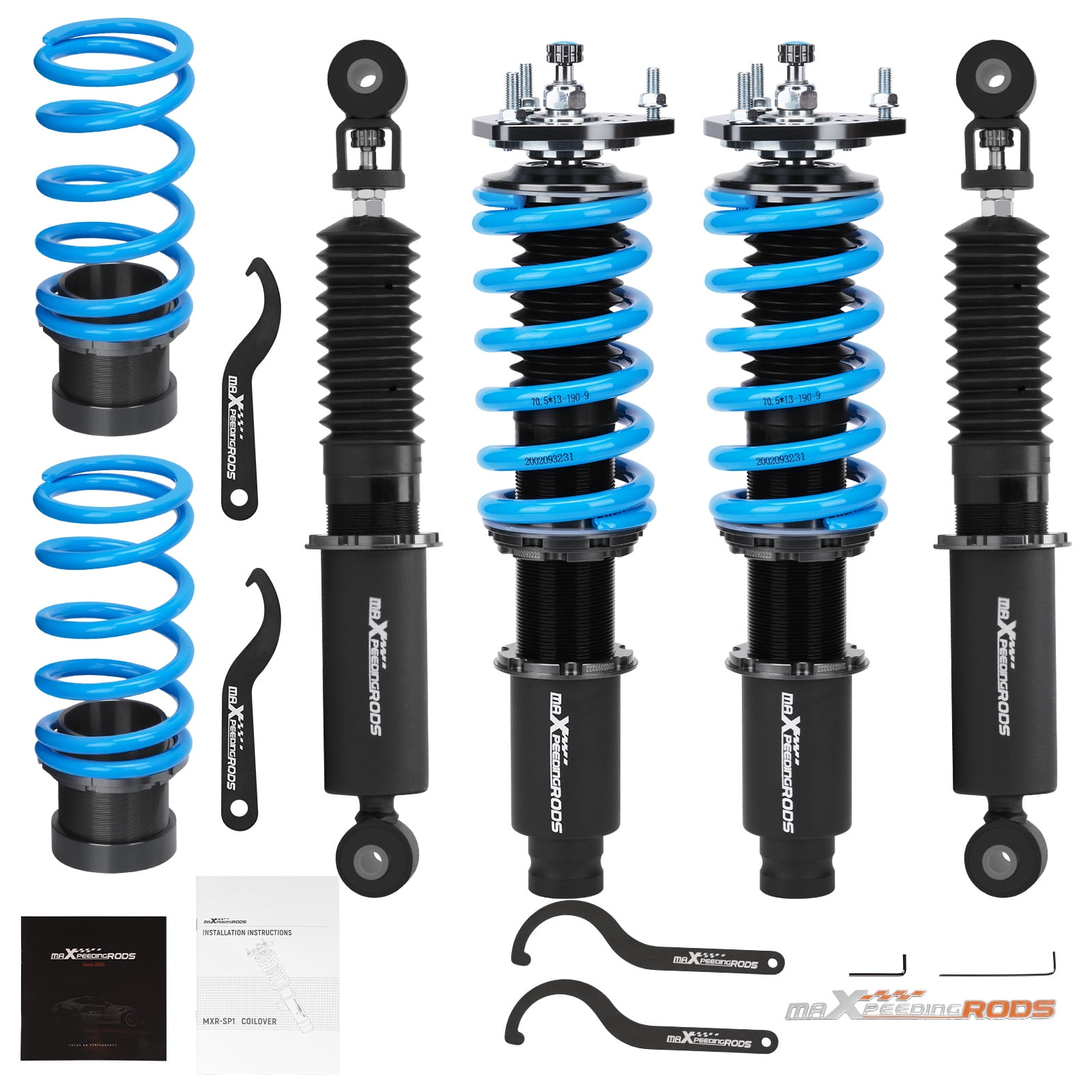 Maxpeedingrods COT6 Racing Coilover Shock+Spring for Mazda 6 ...