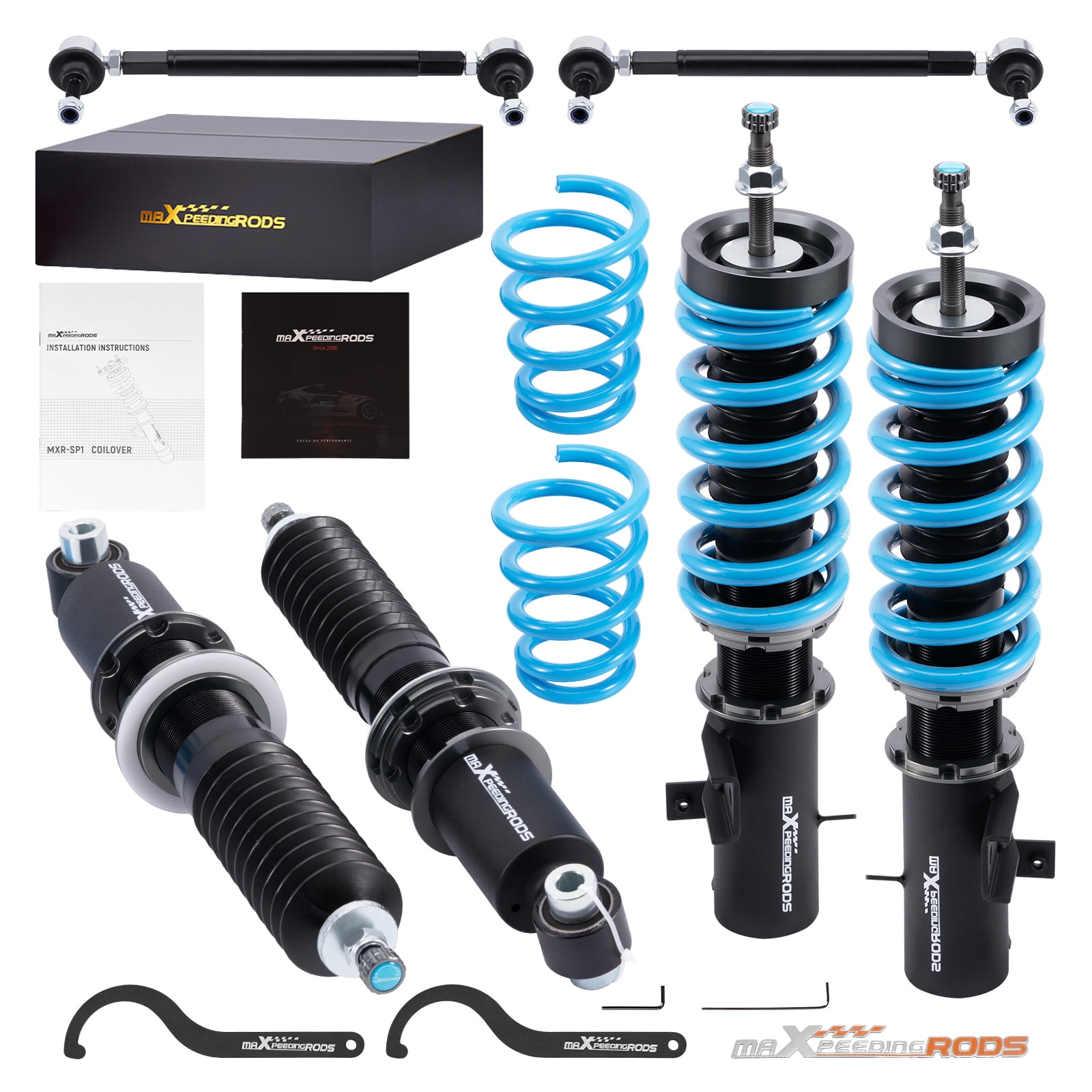 Maxpeedingrods Coilover for Chevy Camaro 2010-2015, 24 Levels Damper ...