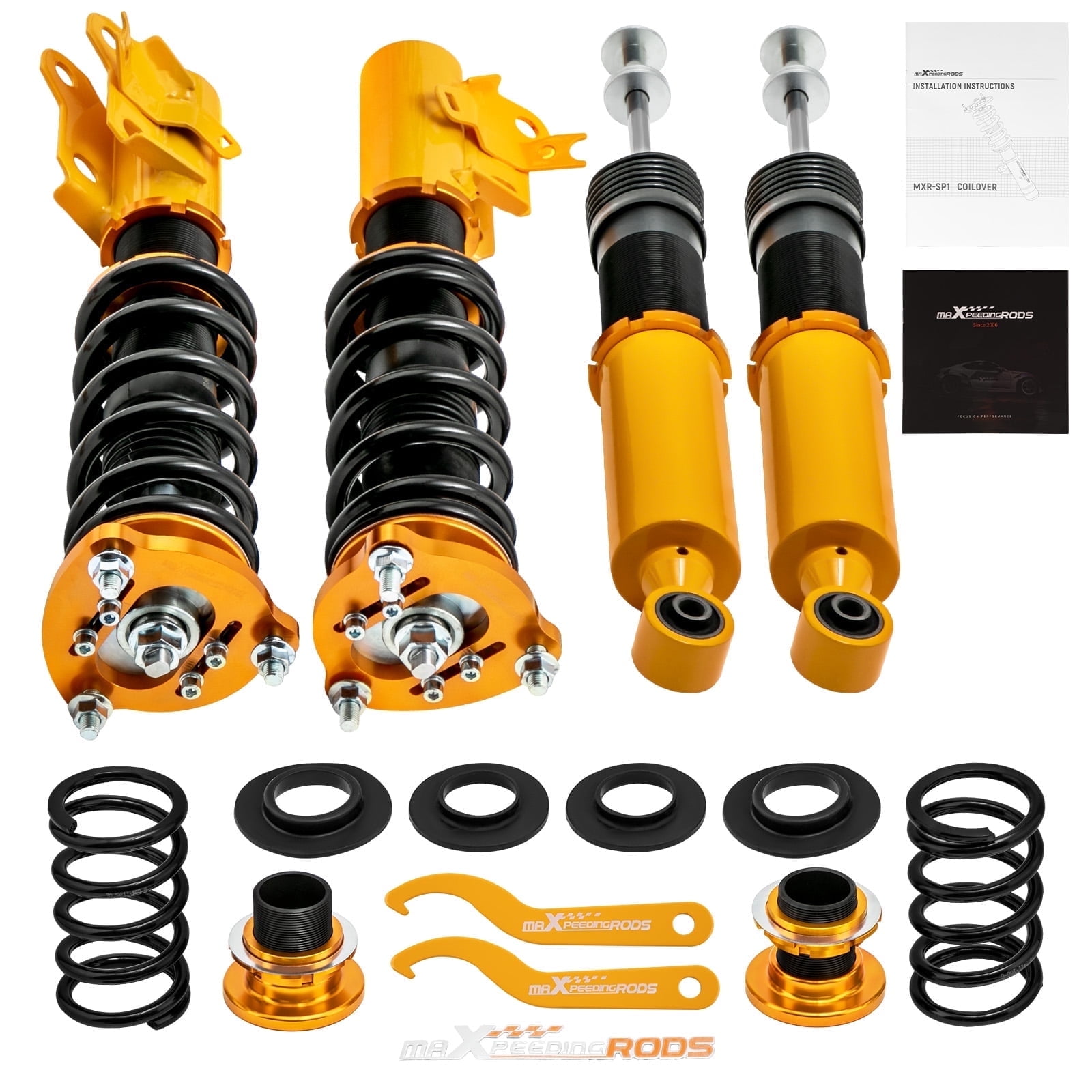 Maxpeedingrods Coilover Shock Absorber Springs Kit For Honda Civic 2006 ...