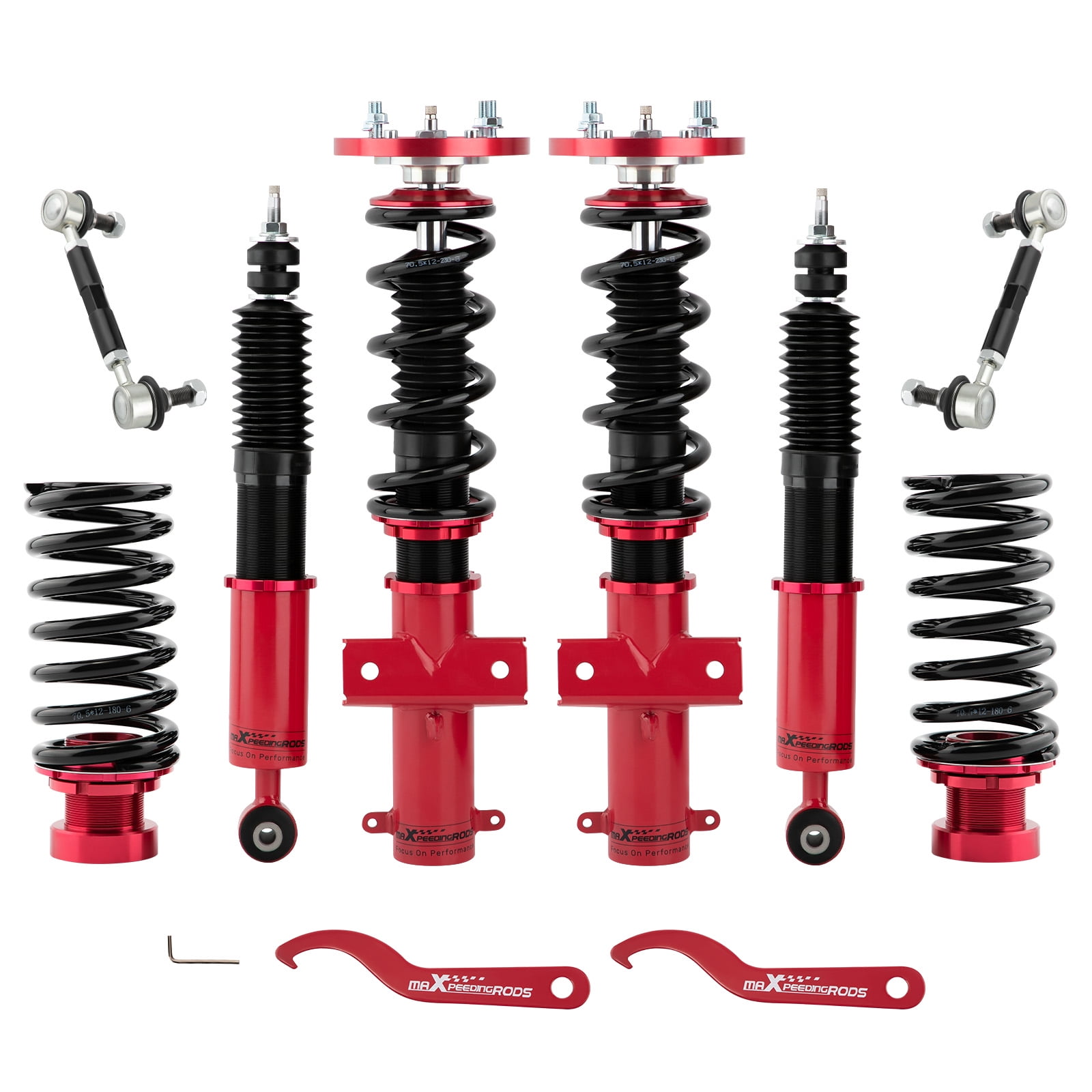 Maxpeedingrods Coilover Shock Struts For Ford Mustang 2005-2014 Coil ...