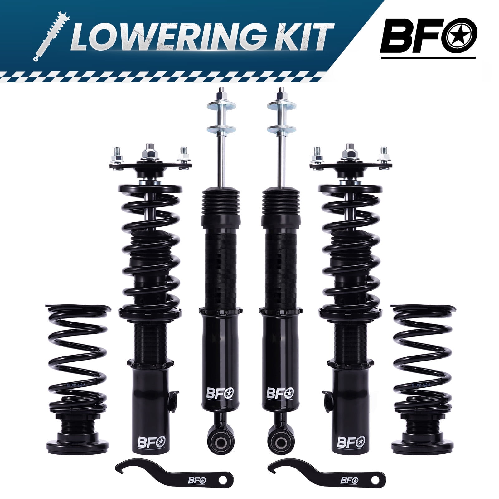 Maxpeedingrods Coilover Shocks Suspension For Honda Civic EX LX Si ...
