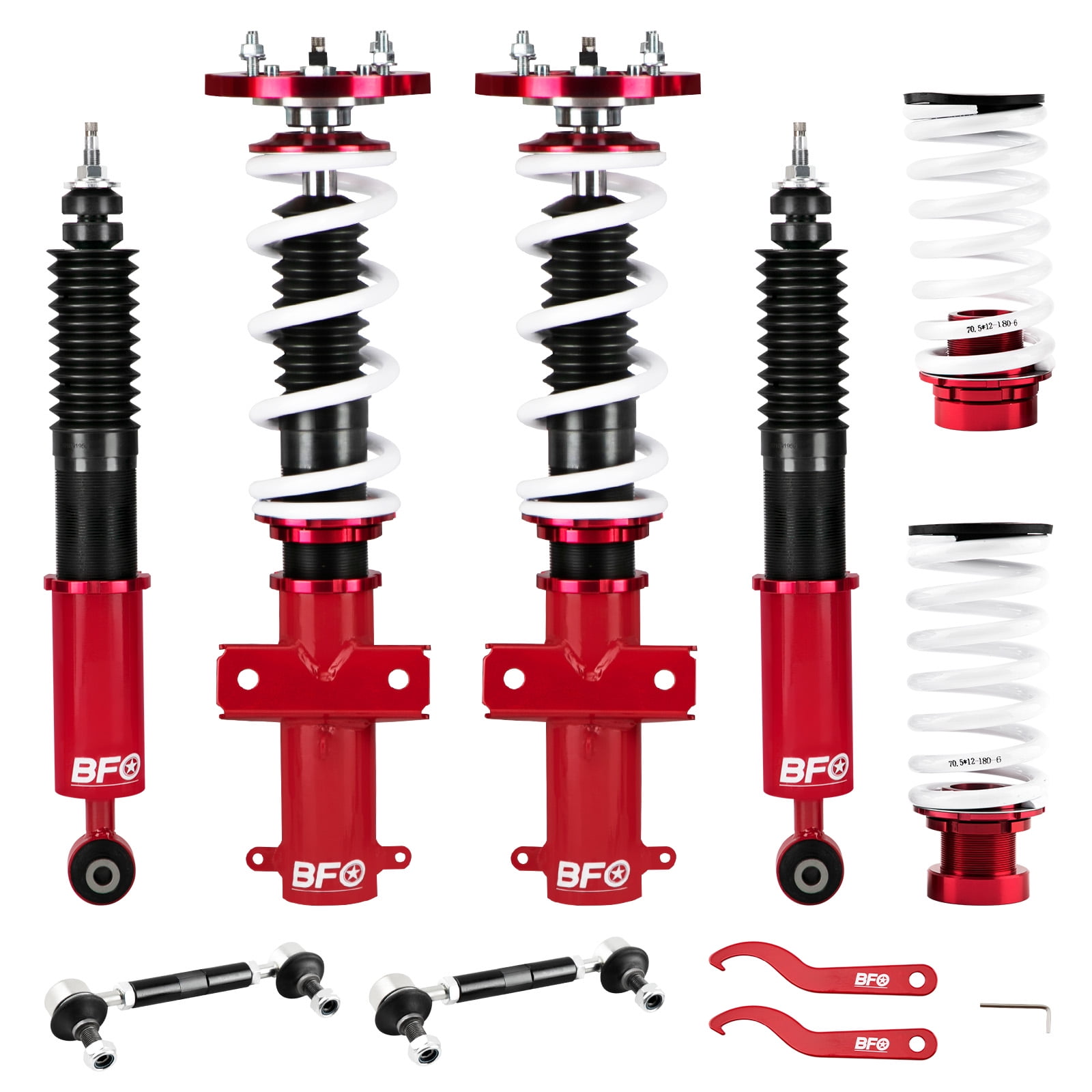BFO Coilovers 24 Way Adjustable Suspension Lowering Kit For Ford ...