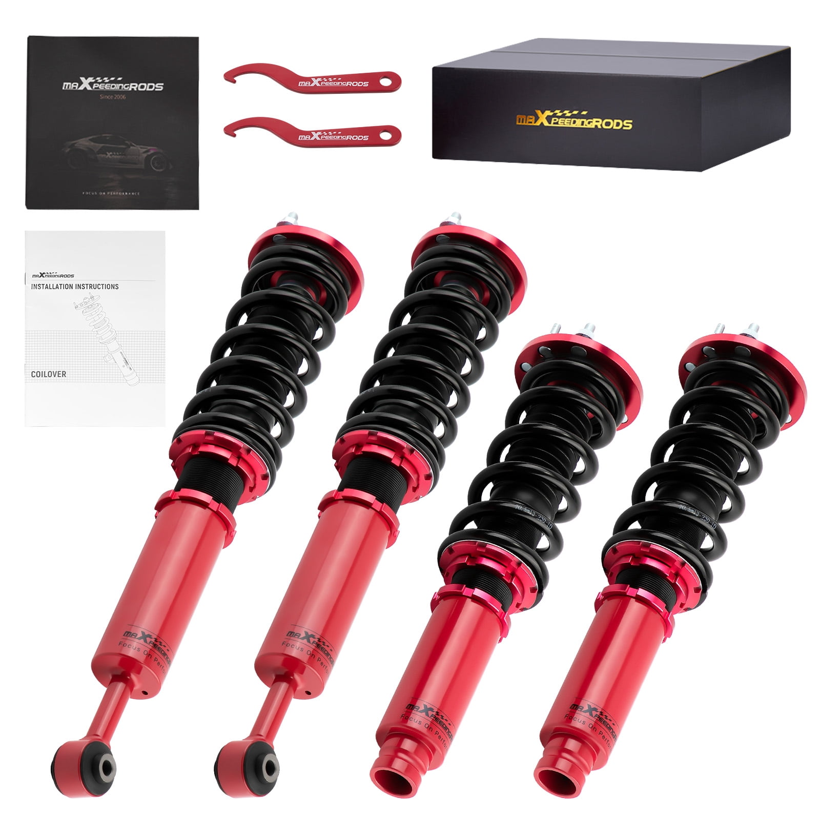 Maxpeedingrods Coilovers for Honda Accord 98-02 for Acura TL 99-03 Adj ...