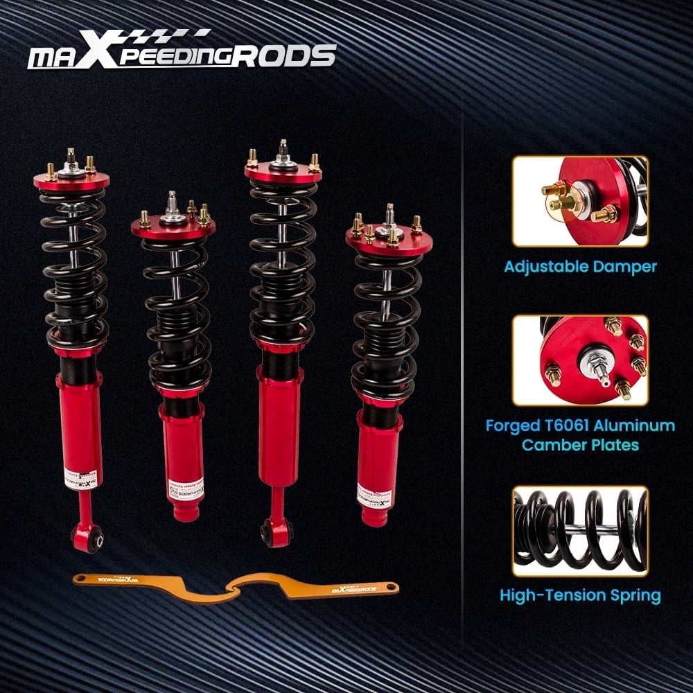 Maxpeedingrods Complete Coilovers For Honda Accord 98-02 99-03 Acura TL ...