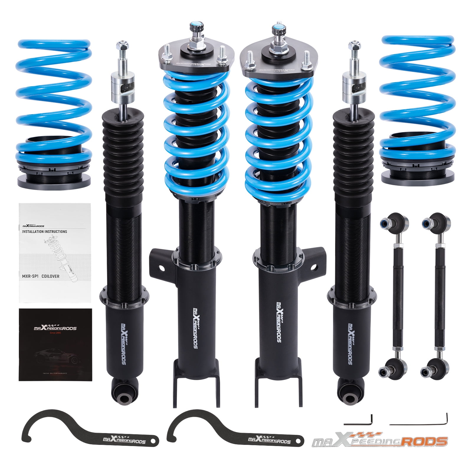 Maxpeedingrods Damper Adjustable Coilover Struts Shock Absorbers for ...