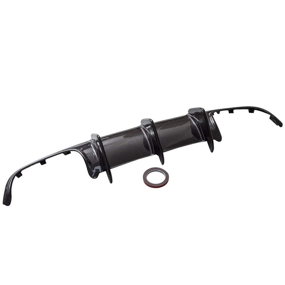 BFO FOR 08-11 MERCEDES-BENZ C63 AMG BIG SHARK FIN CARBON FIBER REAR ...