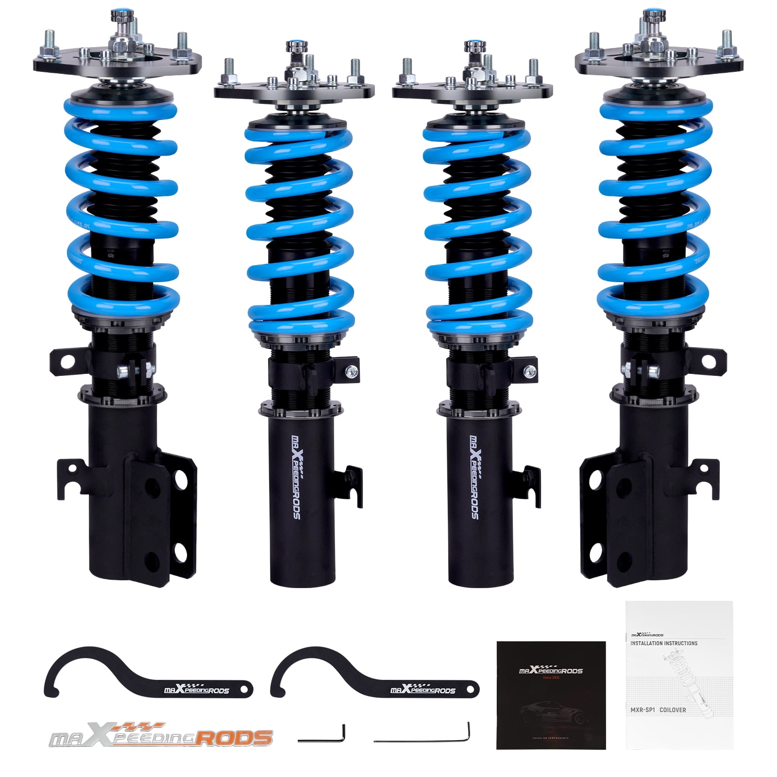 Maxpeedingrods Front & Rear Coilover Lowering Kit For Toyota Camry ...