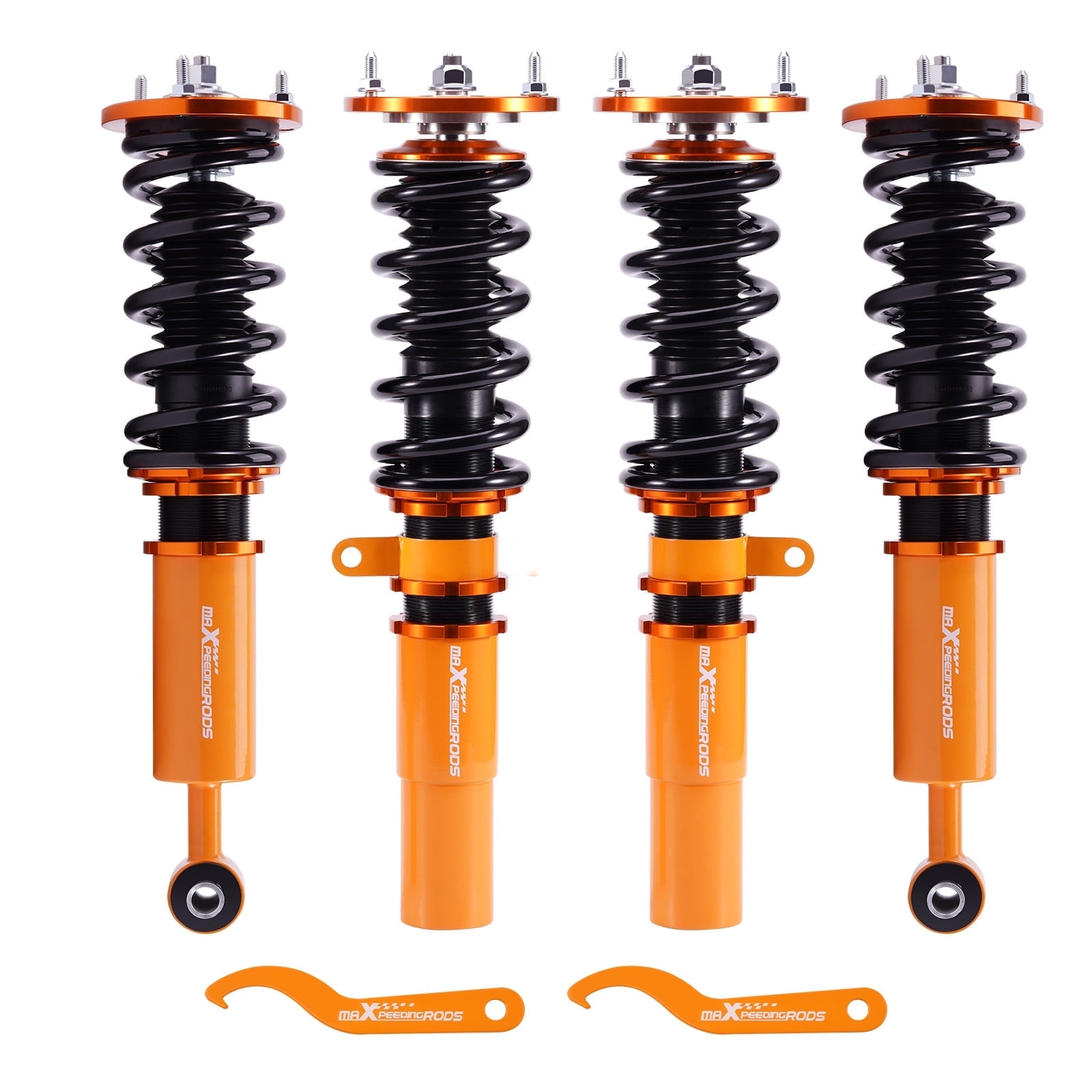 Maxpeedingrods Front & Rear Full Coilovers Shock Struts For BMW 5 ...