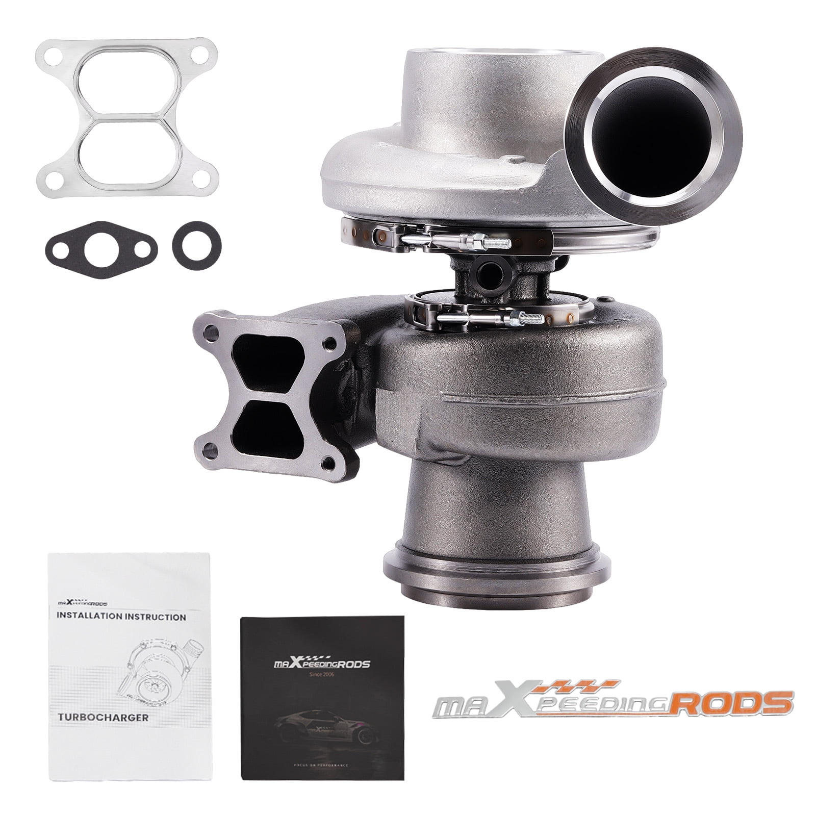 Maxpeedingrods HX55 Billet Turbo charger for Cummins ISX1 & ISX ...