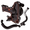 PCV Valve Crankcase Vent Cover Oil Separator + 2 Hose For Audi A4 VW
