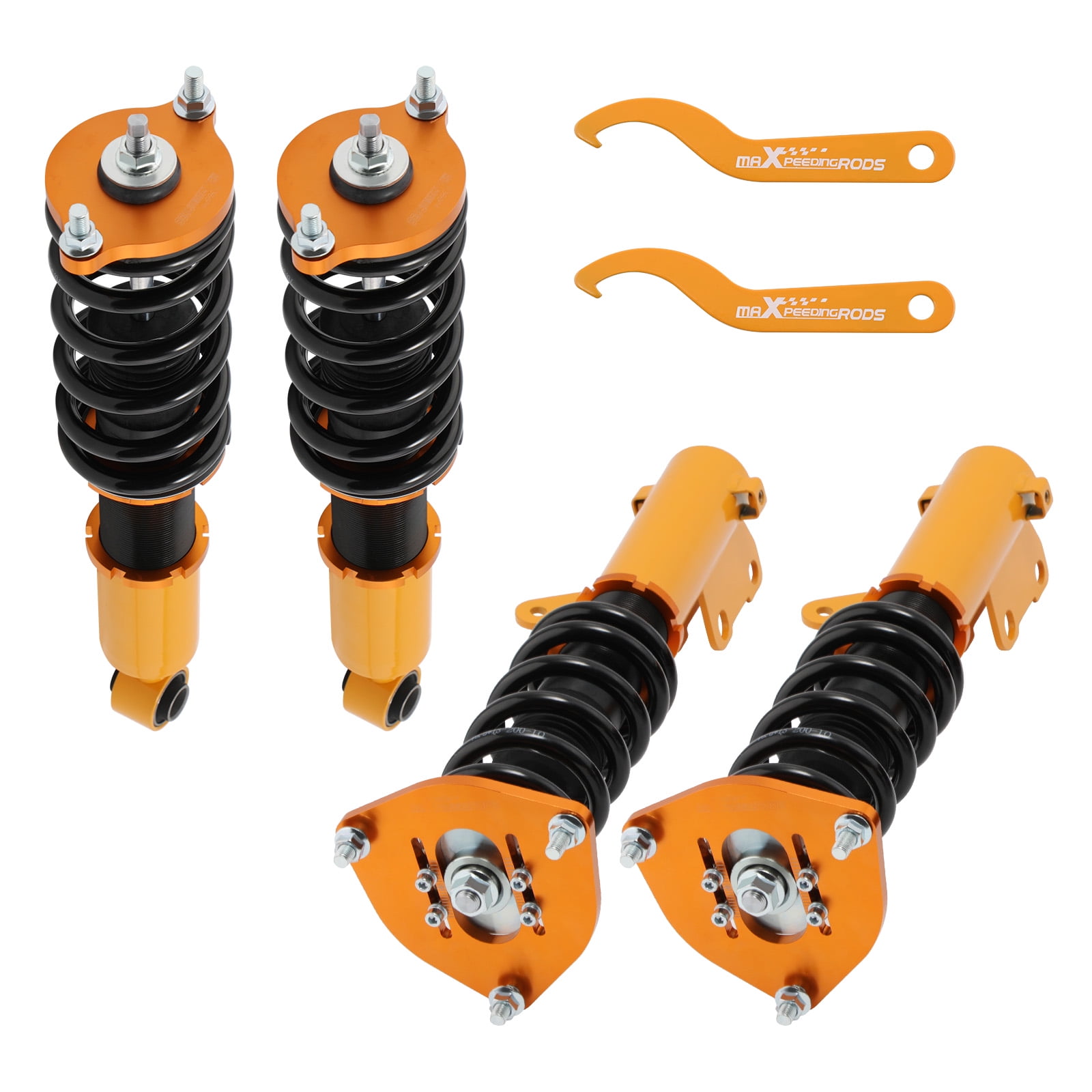 Maxpeedingrods Racing Coilover Lowering Kit ADJUSTABLE Height For ...