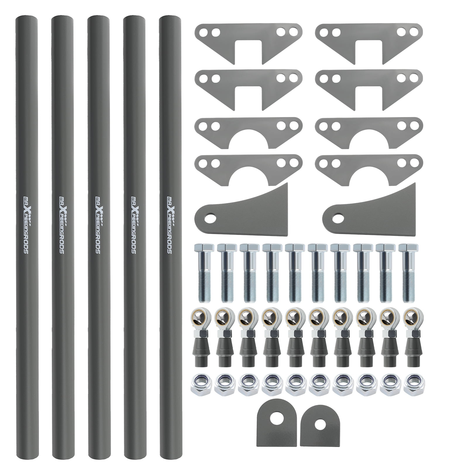 Maxpeedingrods Rear Weld-On Parallel 4 Link Suspension Kit 24" Bars Rod ...