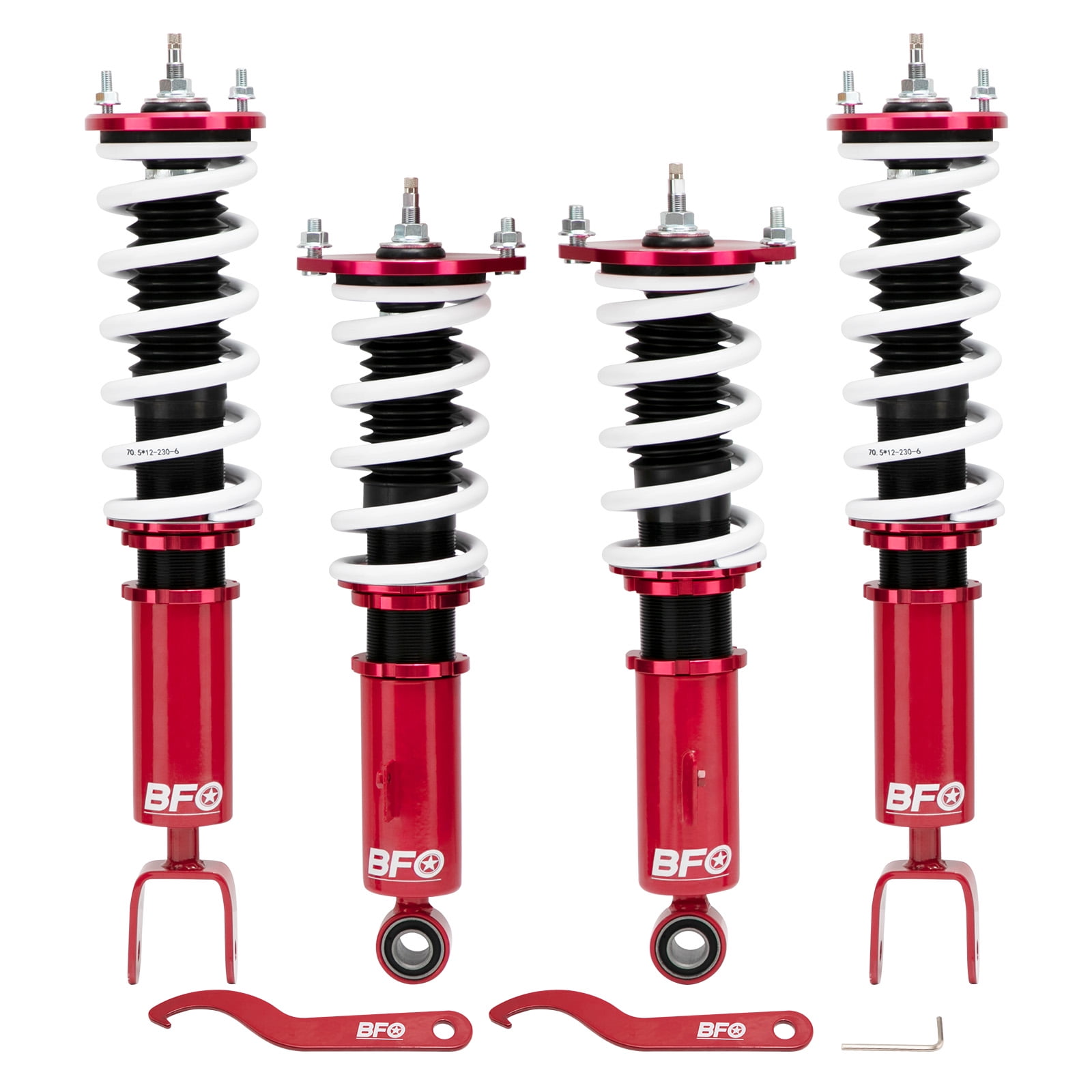 BFO Set 4 Coilovers Suspension Shocks For Nissan Fairldy 300ZX Z32 90 ...