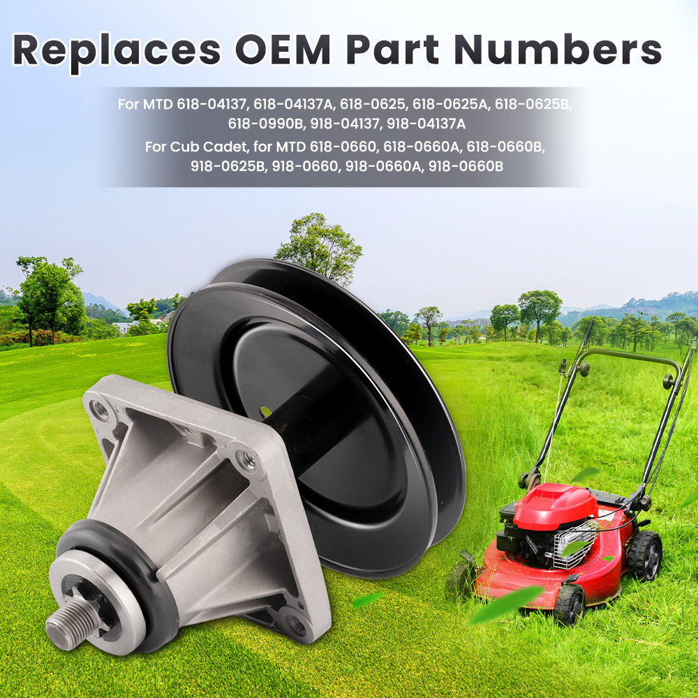 Maxpeedingrods Spindle Assembly for Cub Cadet MTD 46" Deck 618-0660 918-0660 LT1045 LT1046 ...