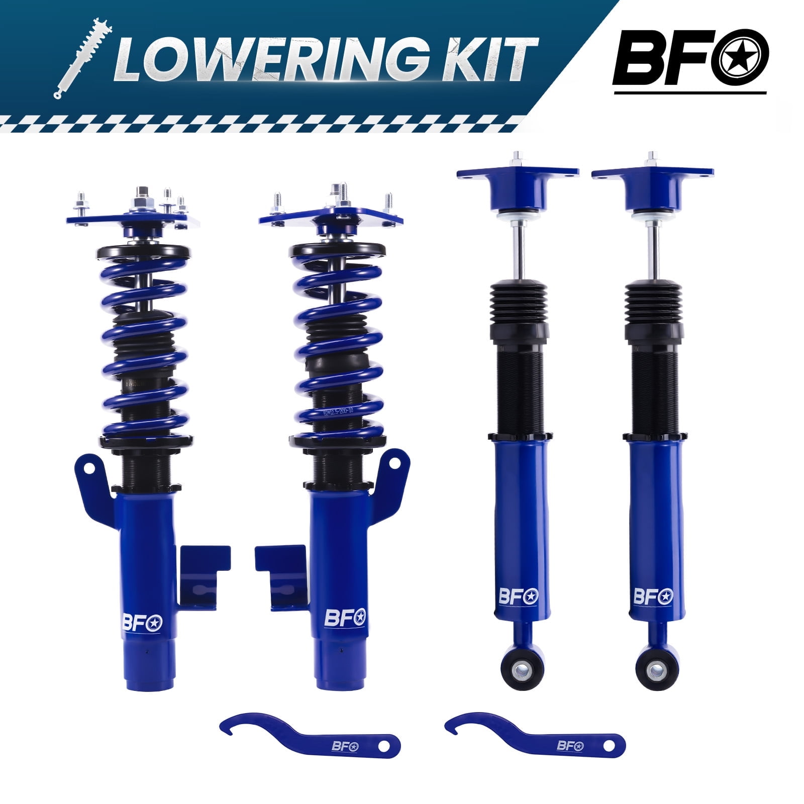 Maxpeedingrods Street Coilovers Lowering Kit Shocks Springs For Mazda 3 ...