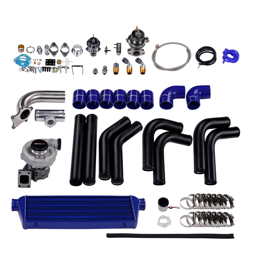 Maxpeedingrods Universal Turbo Kit Stage III+Wastegate+Intercooler Fits ...