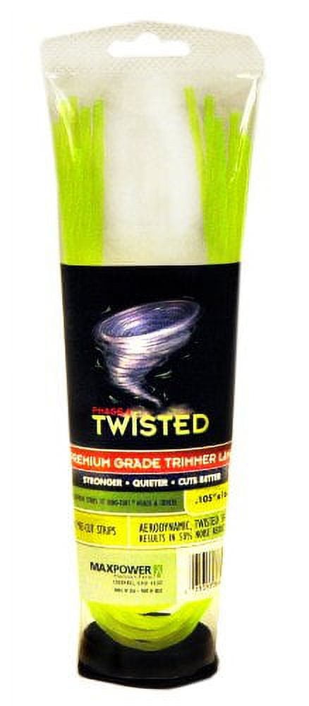 MaxPower 338825 Premium Twisted Trimmer Line, .105-Inch Diameter x 16.5 ...