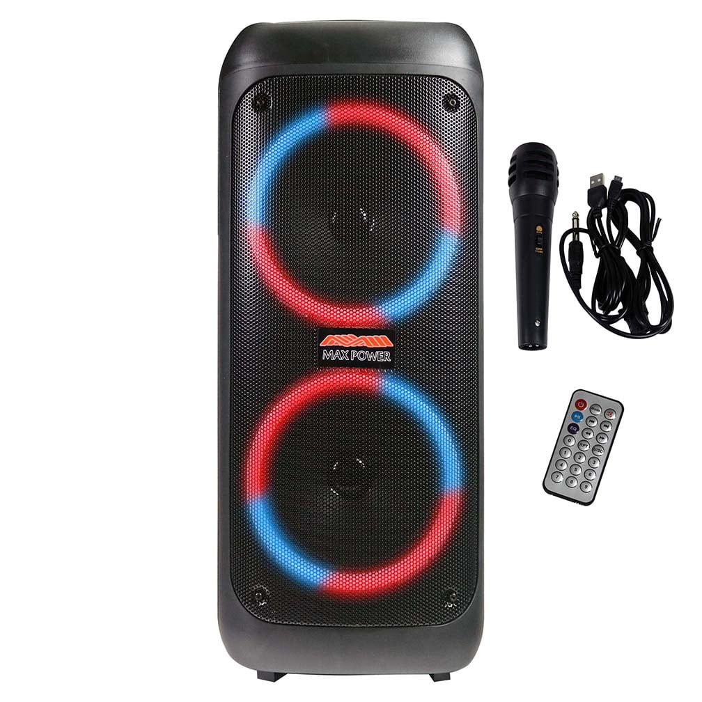 Maxpower CH815 Rechargeable Bluetooth Speaker - 6500 Watts 8"x 2 ...