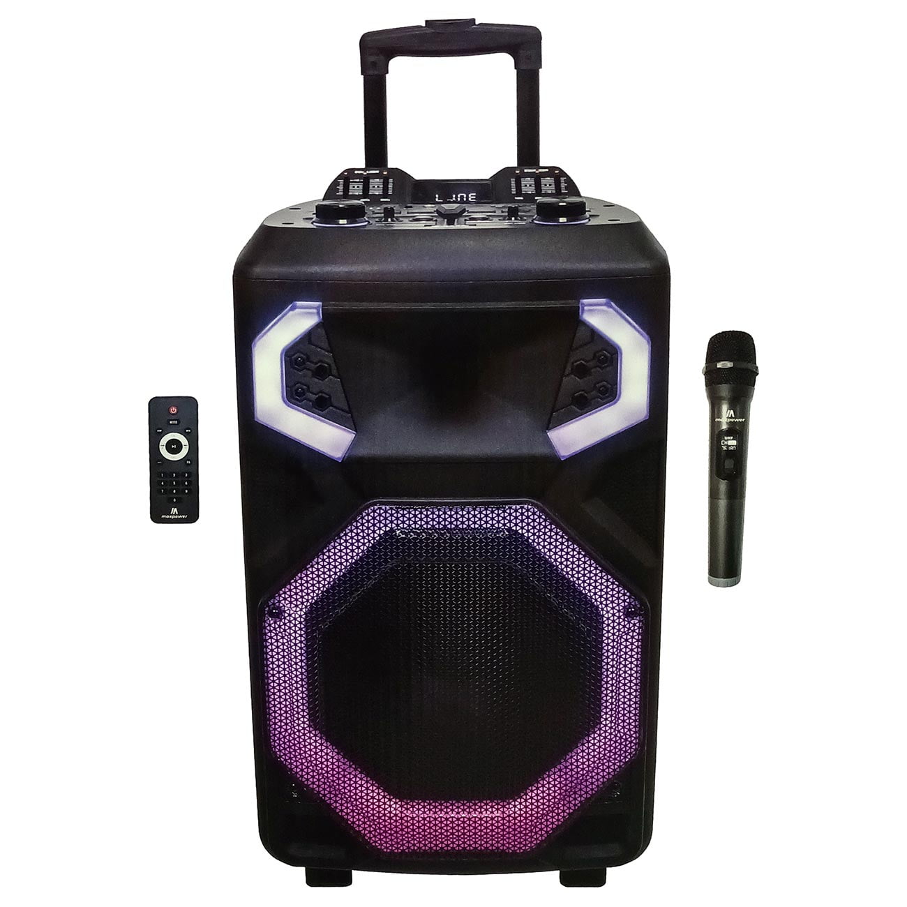 Maxpower MPD1240XB Portable 12" Woofer Professional Speaker System ...