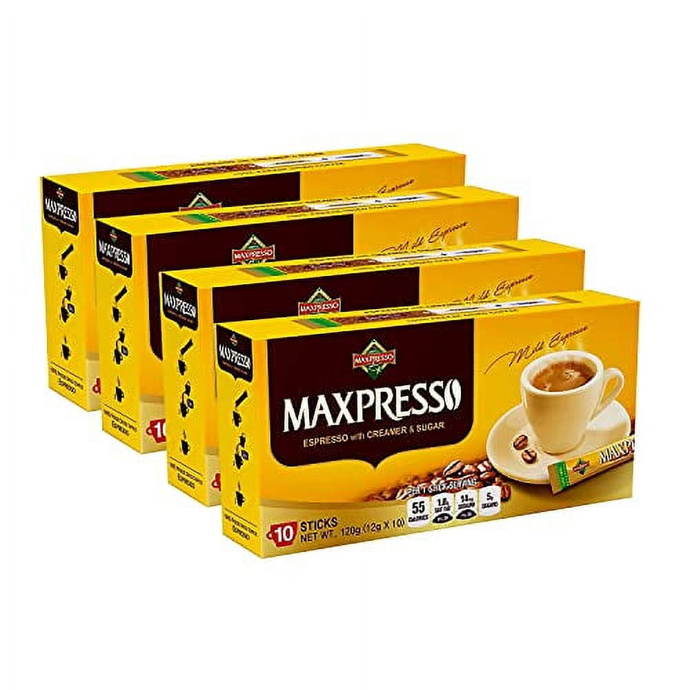 Maxpresso, 3-in1 Korean Instant Coffee Mix Packets, Single Serve, 10 ...