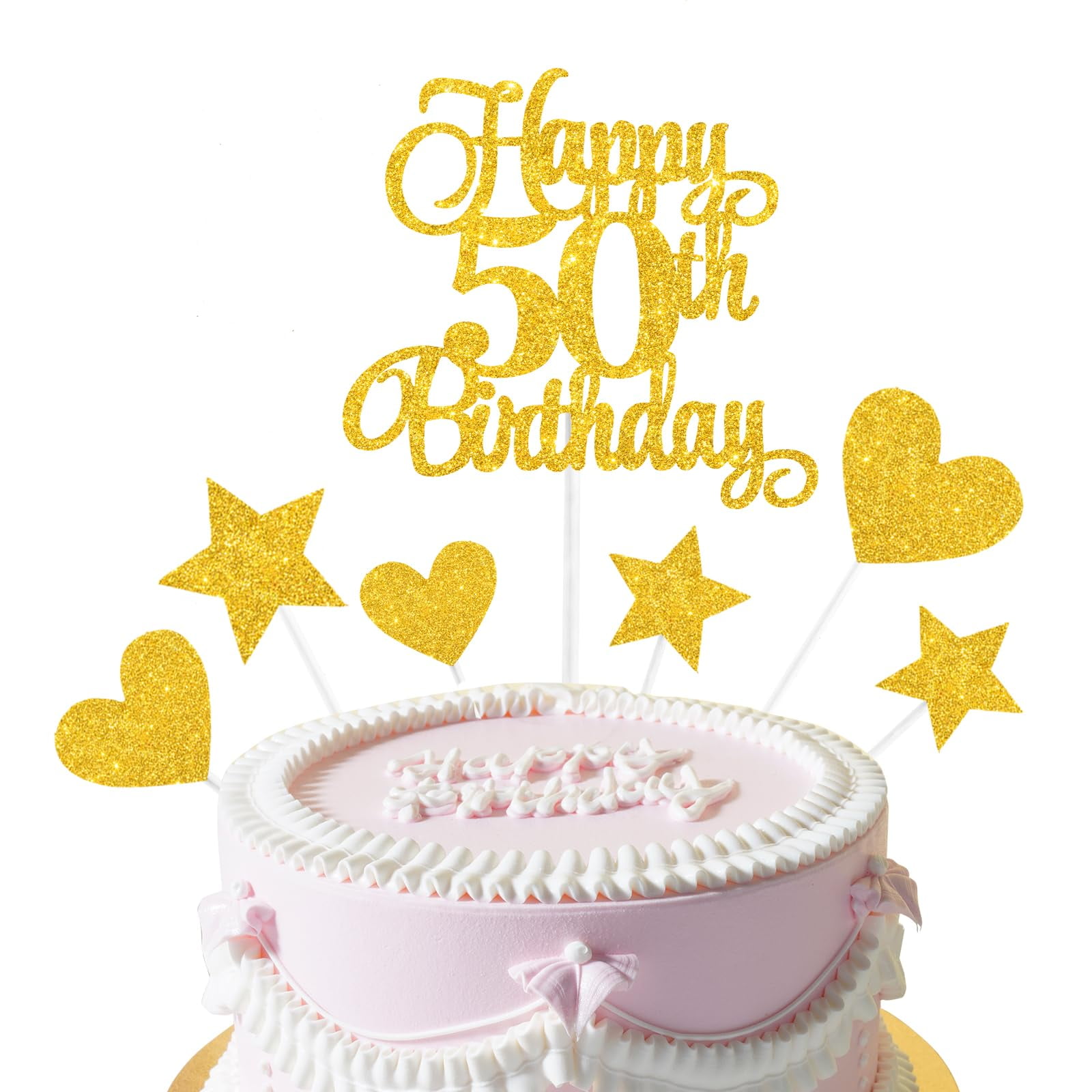 50th Birthday Cake Topper