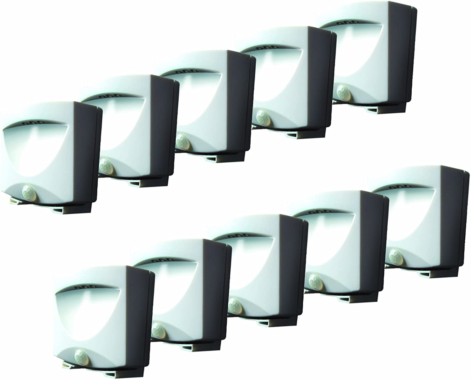 Maxsa Innovations Outdoor Night Lights, 10 Pack, White - Walmart.com