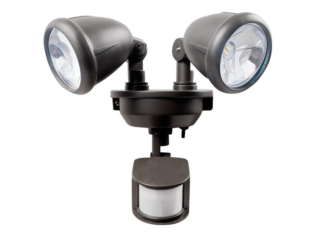 MAXSA INNOVATIONS 44216 Dual-Head Solar Spotlight (Dark Bronze ...