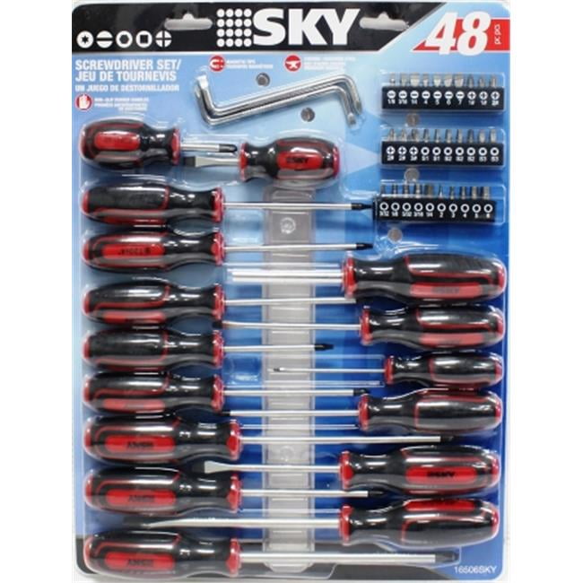 Maxtech Consumer Products 16506SKY Screwdriver Set- 48 Pieces - Walmart.com