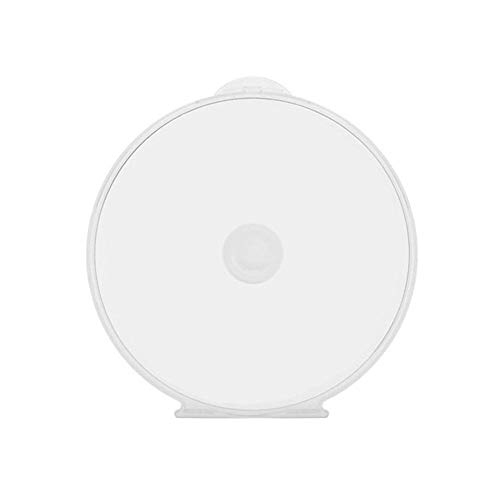 Maxtek 50 Pack Clear Transparent Round Clamshell CD DVD Case, with Lock ...