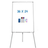 Maxtek Easel Whiteboard 36 x 24 - Magnetic Portable Dry Erase Board ...
