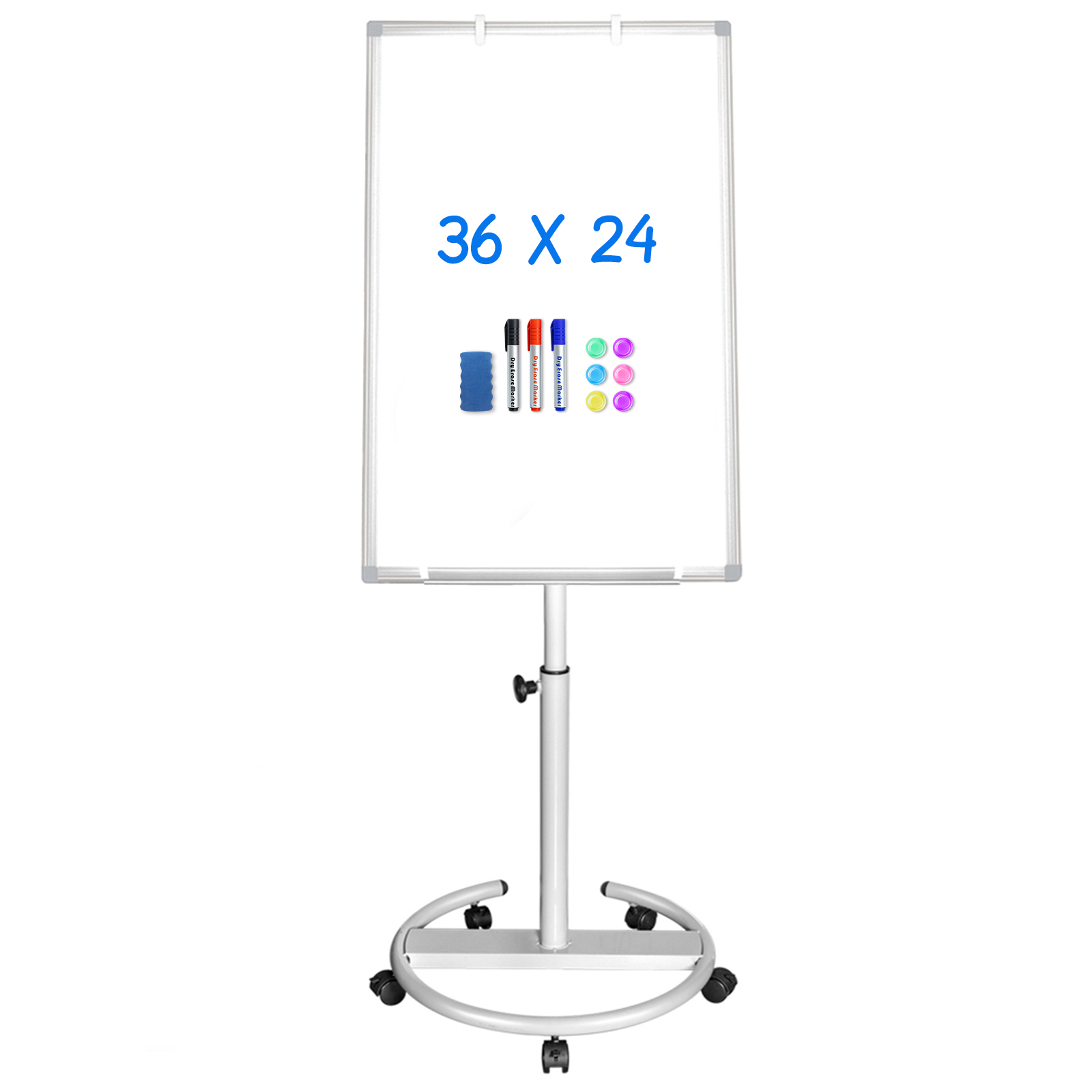 Magnetic Dry Erase Board, Double Sided, Desktop Tabletop Planner ...