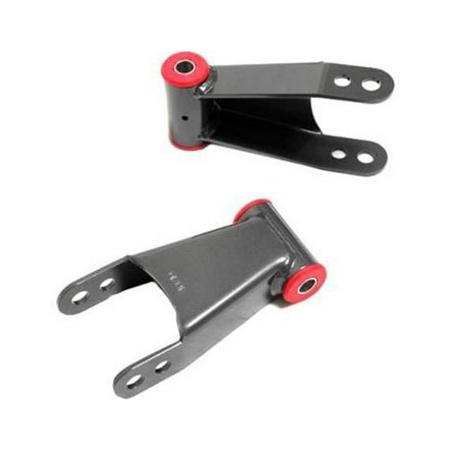 Maxtrac Suspension 413710 1 in. Rear Lowering Leaf Spring Shackles Fits ...