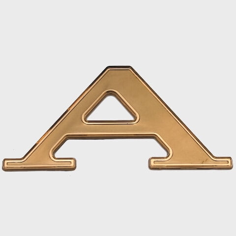 Maxum Boat Letter Decal | Reflective Gold Sticker - Walmart.com