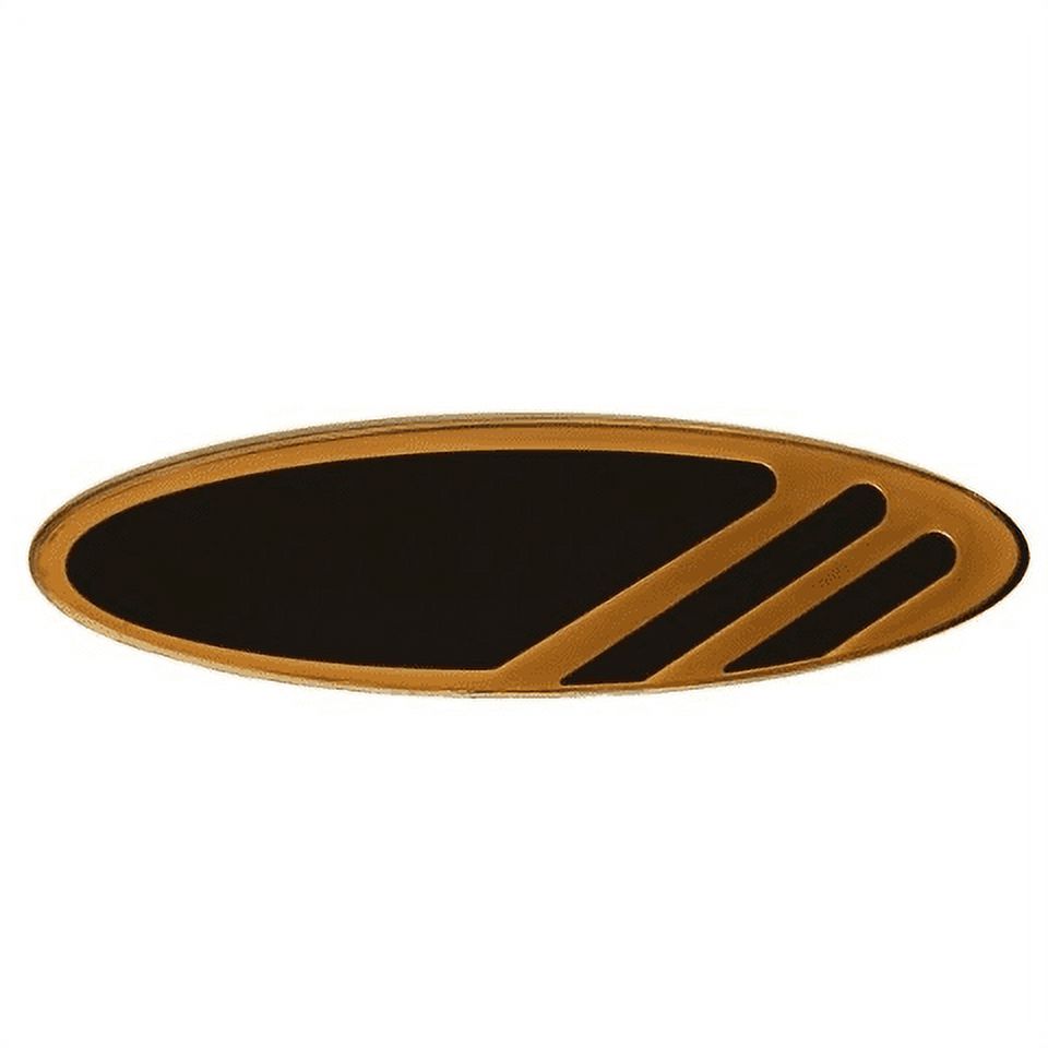 Maxum Boat Raised Logo Emblem | 7 x 1 7/8 Inch Hard Plastic Black Gold ...