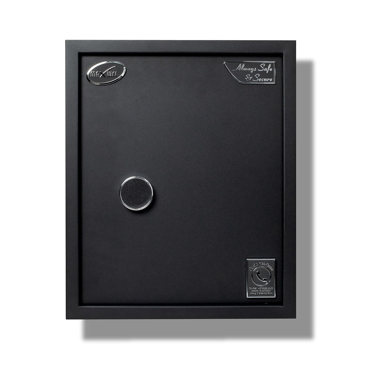 Maxwel Lock and Key Mechanical Safe Locker 40 Litres Home Hotel and ...