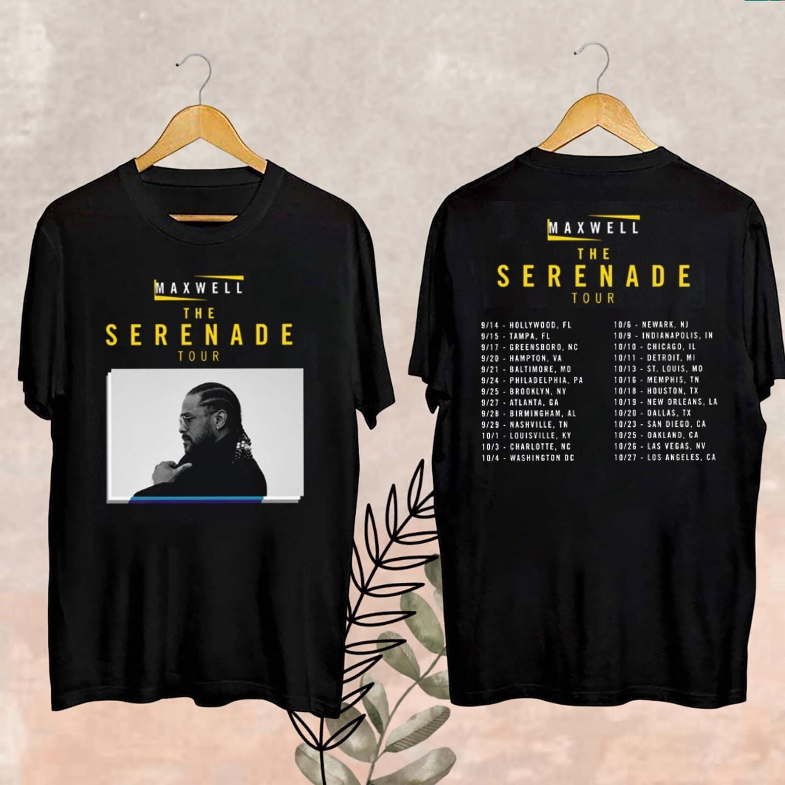 Maxwell 2024 Tour Fan Shirt Maxwell The Serenade Tour 2024 Shirt ...