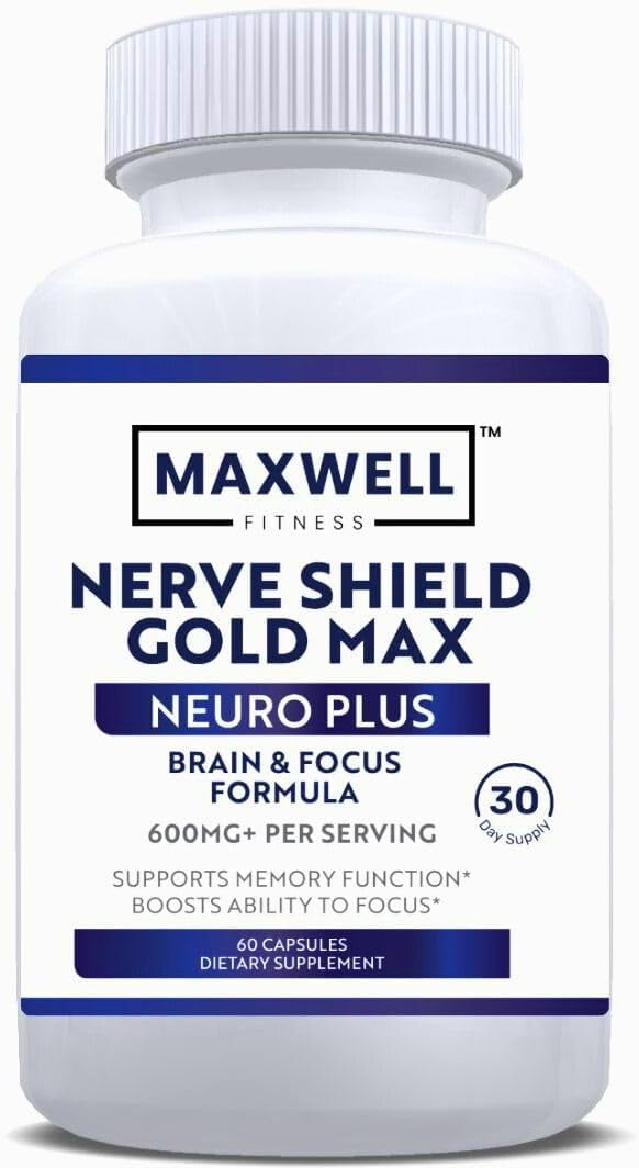 Maxwell Fitness Nerve Shield Gold Max - Advanced Nerve Health Support ...