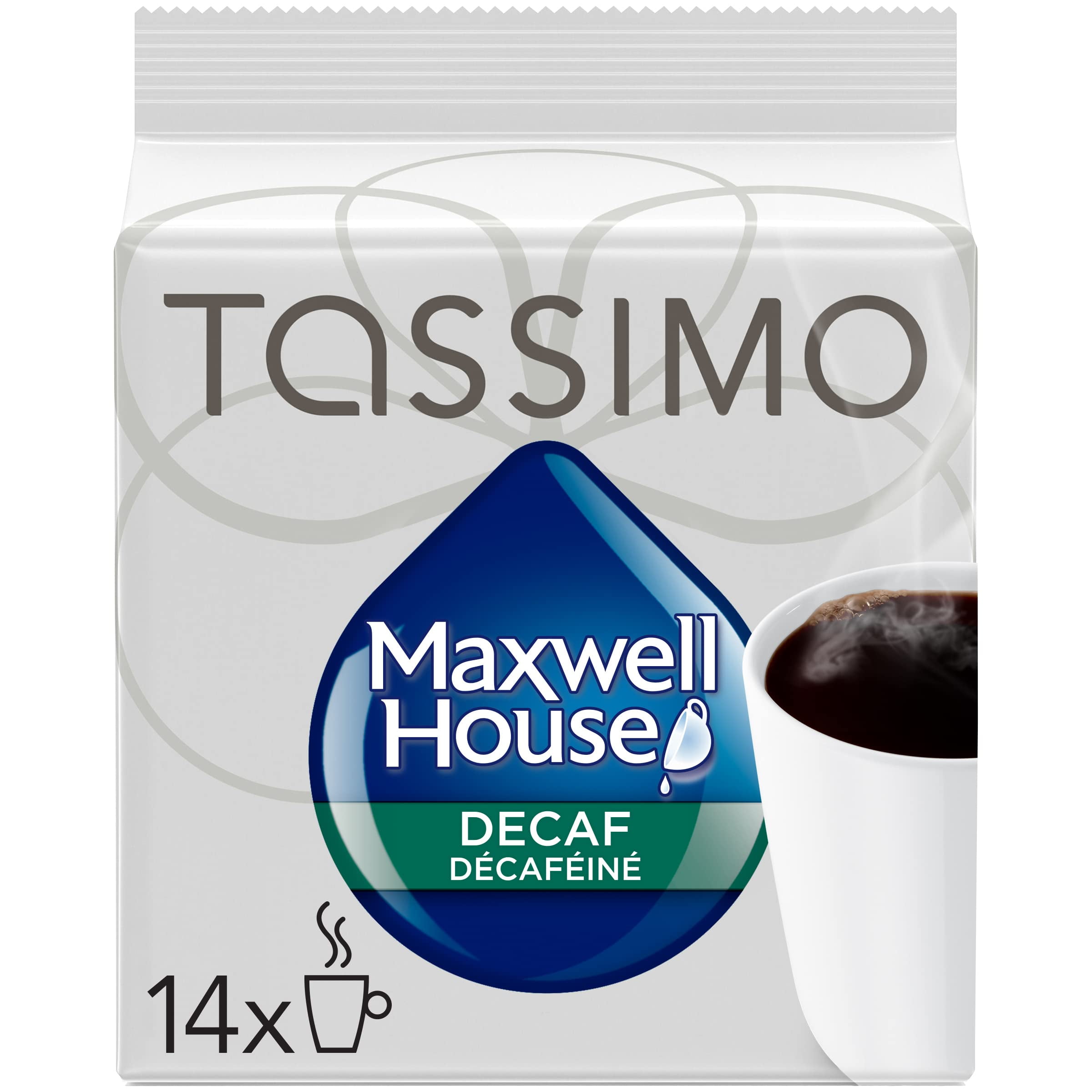 Maxwell House Cafe Collection Decaf, 14-Count T-Discs For Tassimo ...