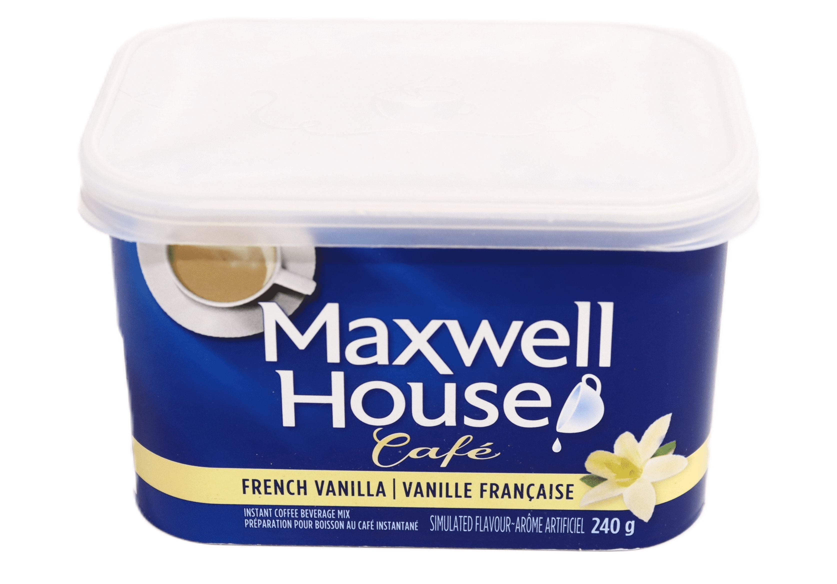 Maxwell House Cafe, French Vanilla, Instant Coffee, 240g/8.5 oz ...