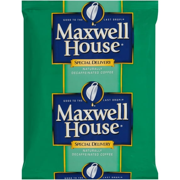 Maxwell House Decaf Special Delivery Medium Roast Coffee (1.3 oz Bags ...