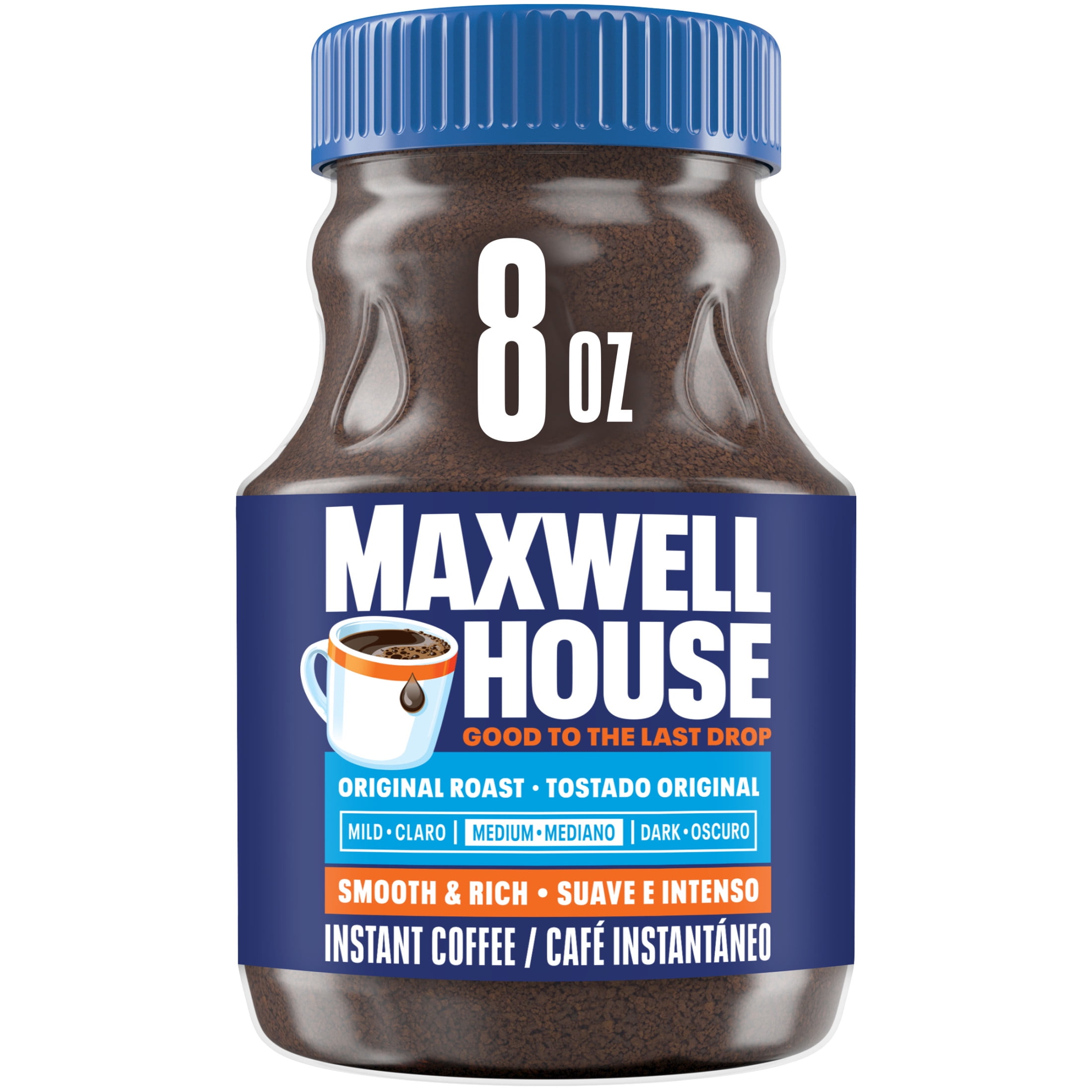Maxwell House Original Roast Instant Coffee 8 oz jar