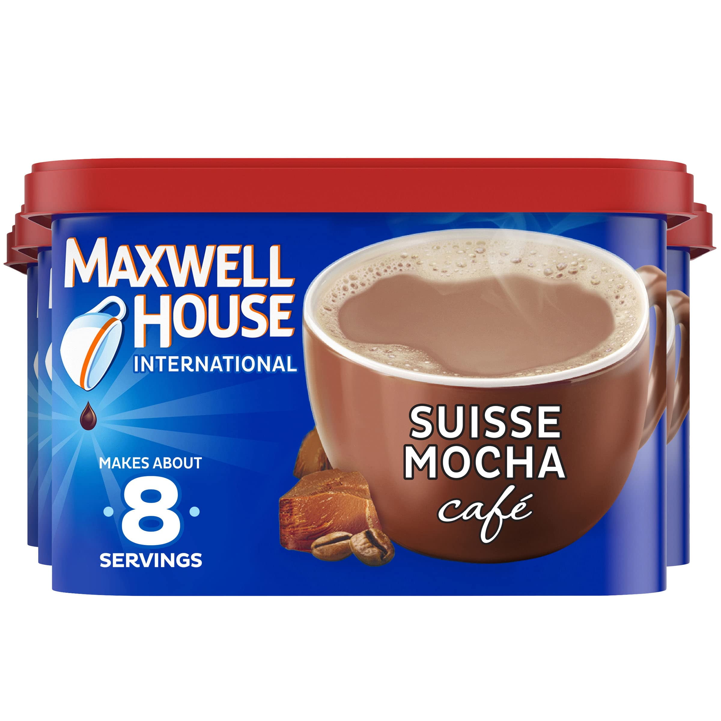 Maxwell House International Suisse Mocha Café-Style Instant Coffee ...