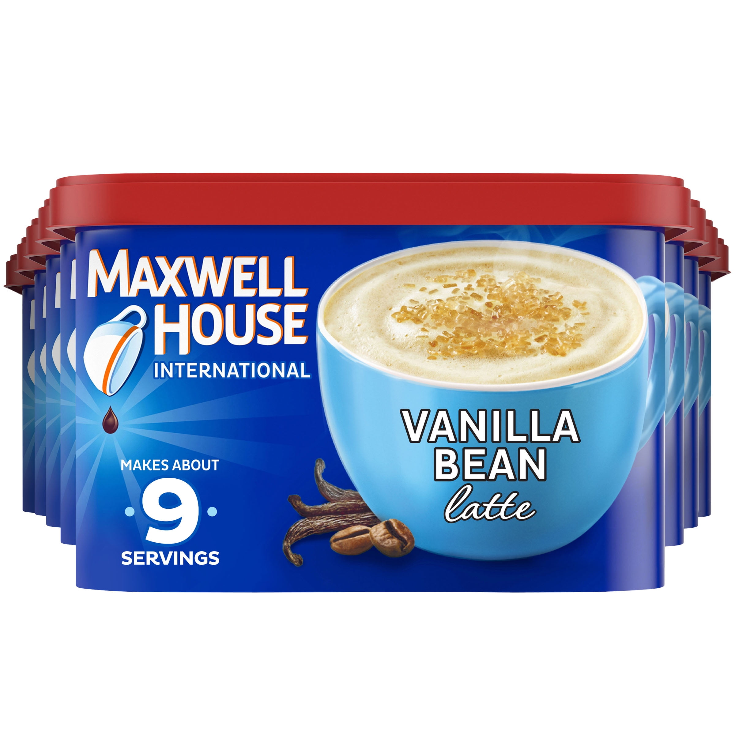 Maxwell House International Vanilla Bean Latte Café-Style Instant ...