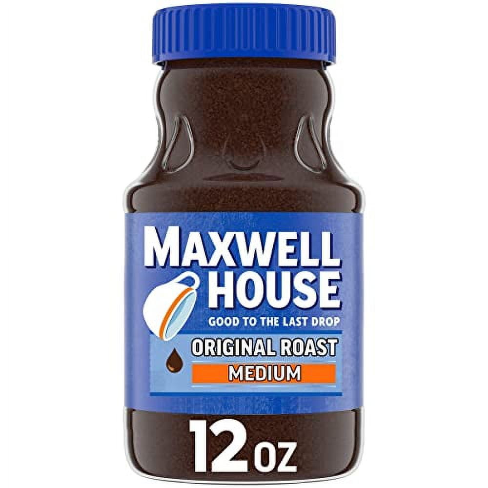 Maxwell House, Original Medium Roast Instant Coffee, 12 oz Jar - Walmart.com