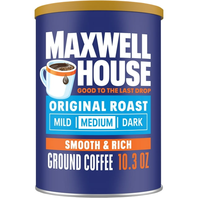 Maxwell House Original Roast Ground Coffee, 10.3 oz Canister - Walmart.com