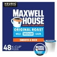 Maxwell House Original Roast Medium Roast K-Cup Coffee Pods, 48 ct Box ...