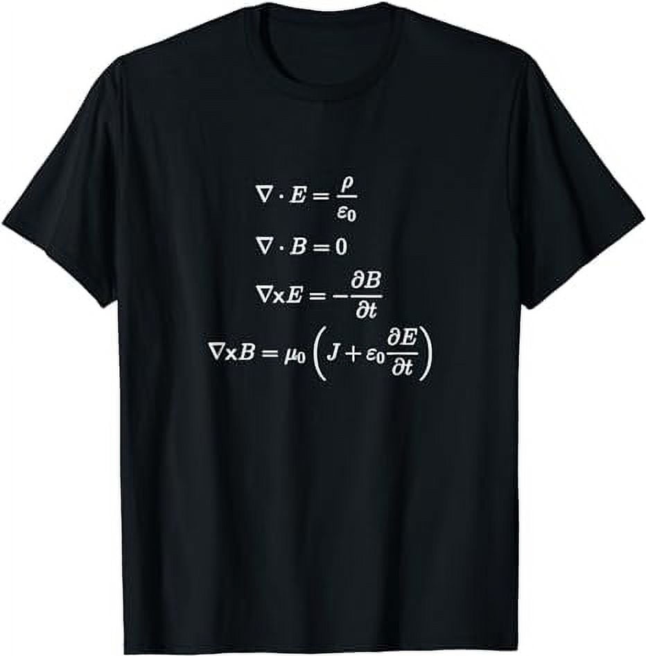 Maxwell's Equations Differential Science and Math T Shirts - Walmart.com